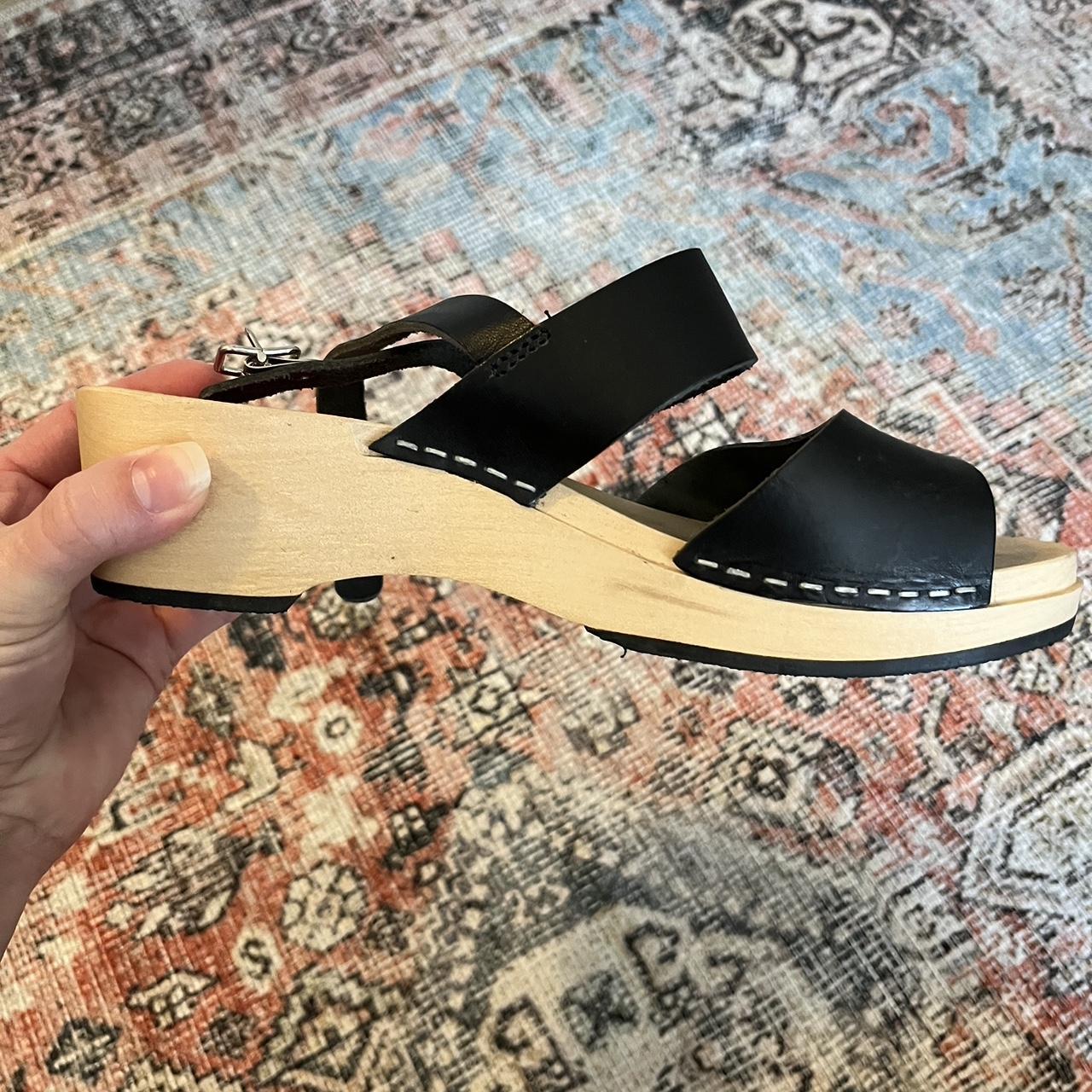 Swedish Hasbeens sandals, worn 3 times, size 37 (US... - Depop