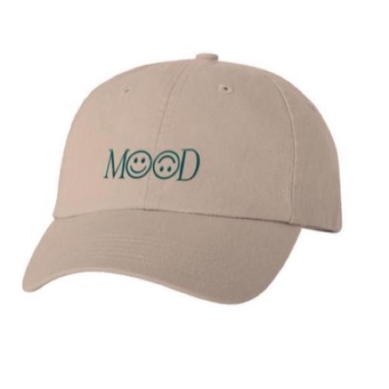 Mood with Lauren Elizabeth Tan Smiley Face Dad Hat.... - Depop