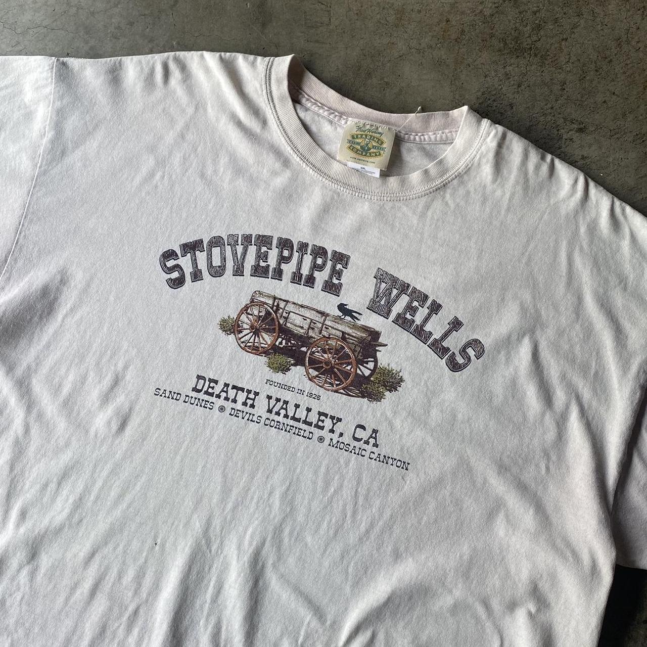 Vintage Stove Pipe Wells Death Vally Tee Shirt... - Depop