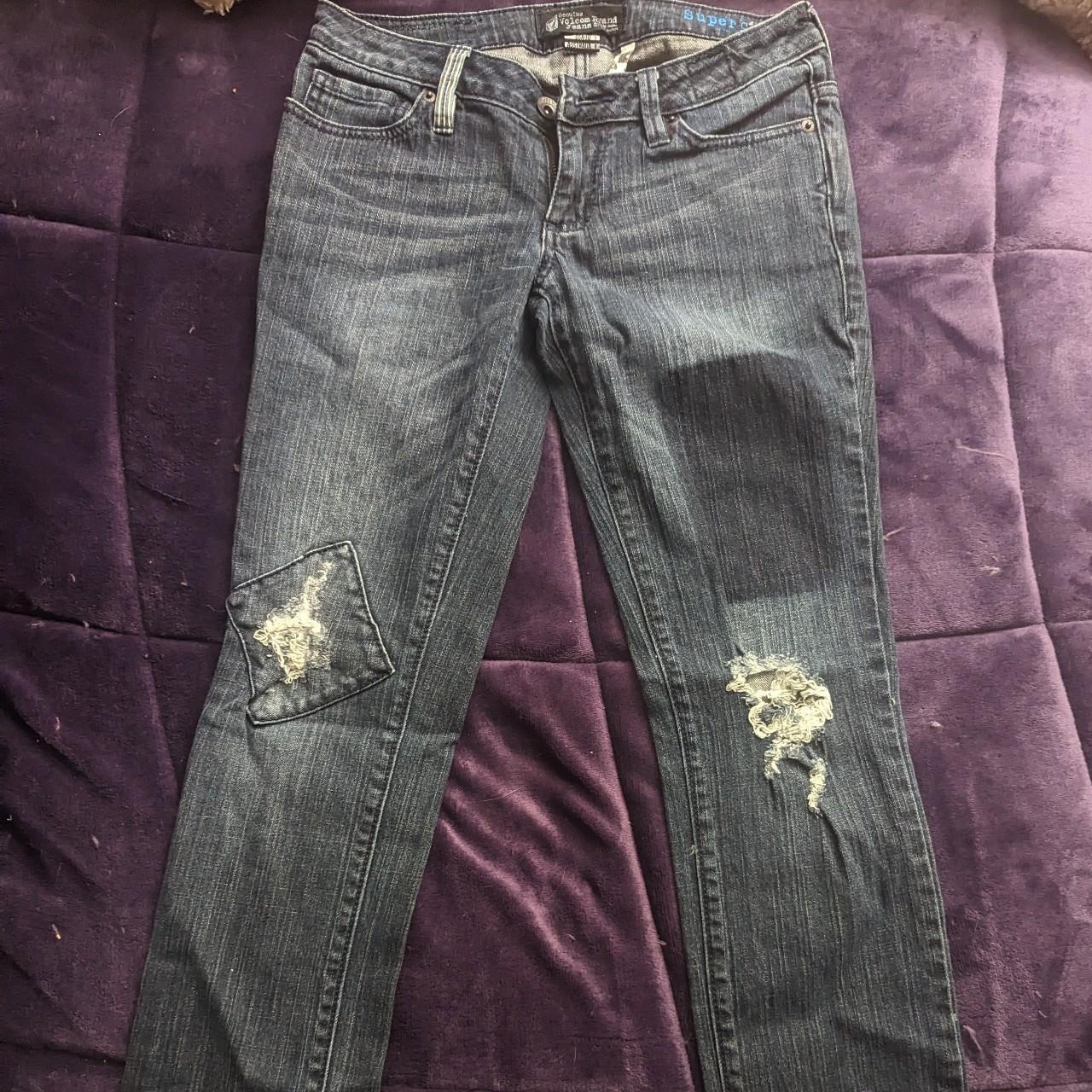 Volcom Skater Jeans Super Skinny size 3-4 Never... - Depop
