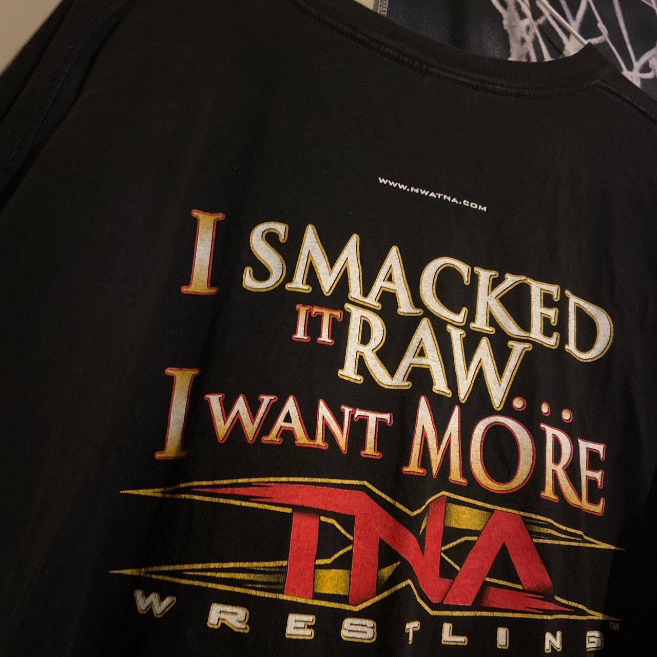 VINTAGE TNA Wresling T Size XXL Pit to Pit... - Depop
