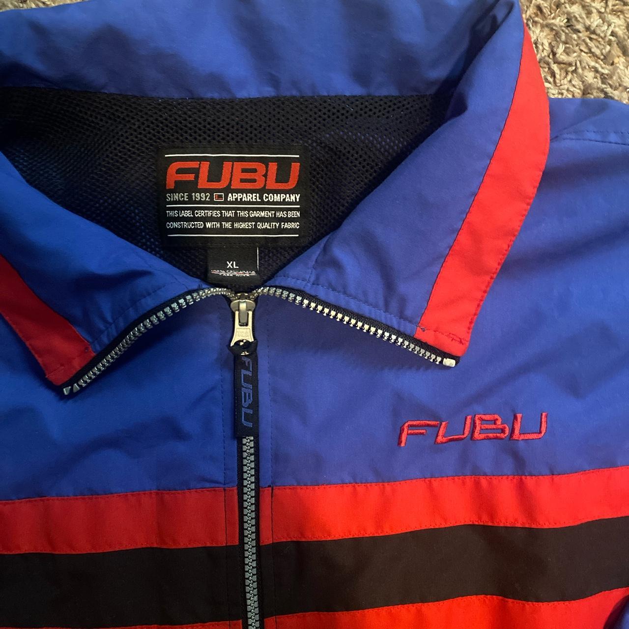 fubu sports collection jacket size:XL #fubu #y2k... - Depop
