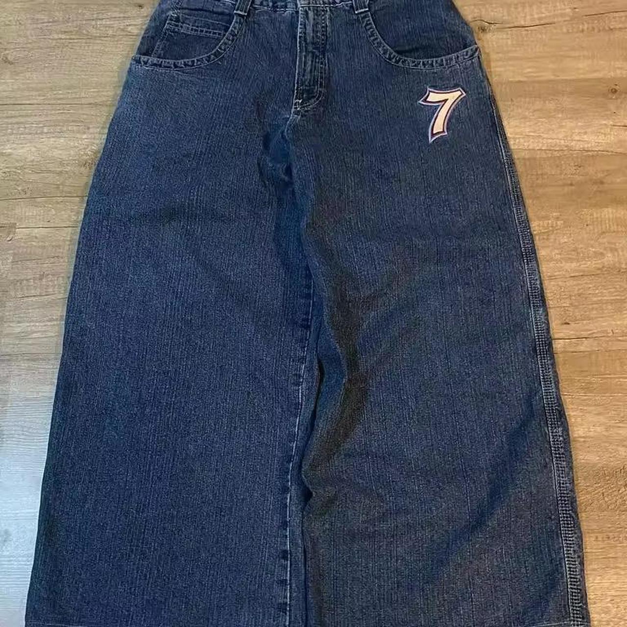 JNCO NAVY JEANS SEVEN DICE size : 33 DM BEFORE... - Depop