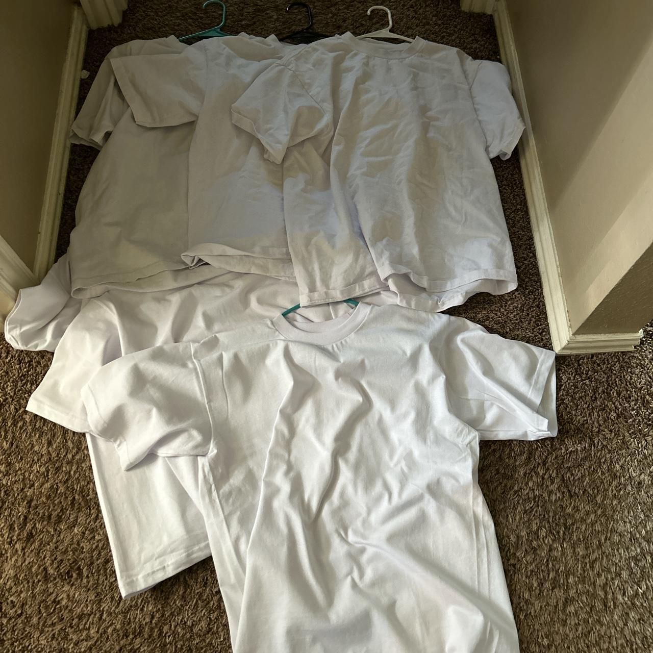 6 Pro Club size Large tees. 3 were washed once or... - Depop