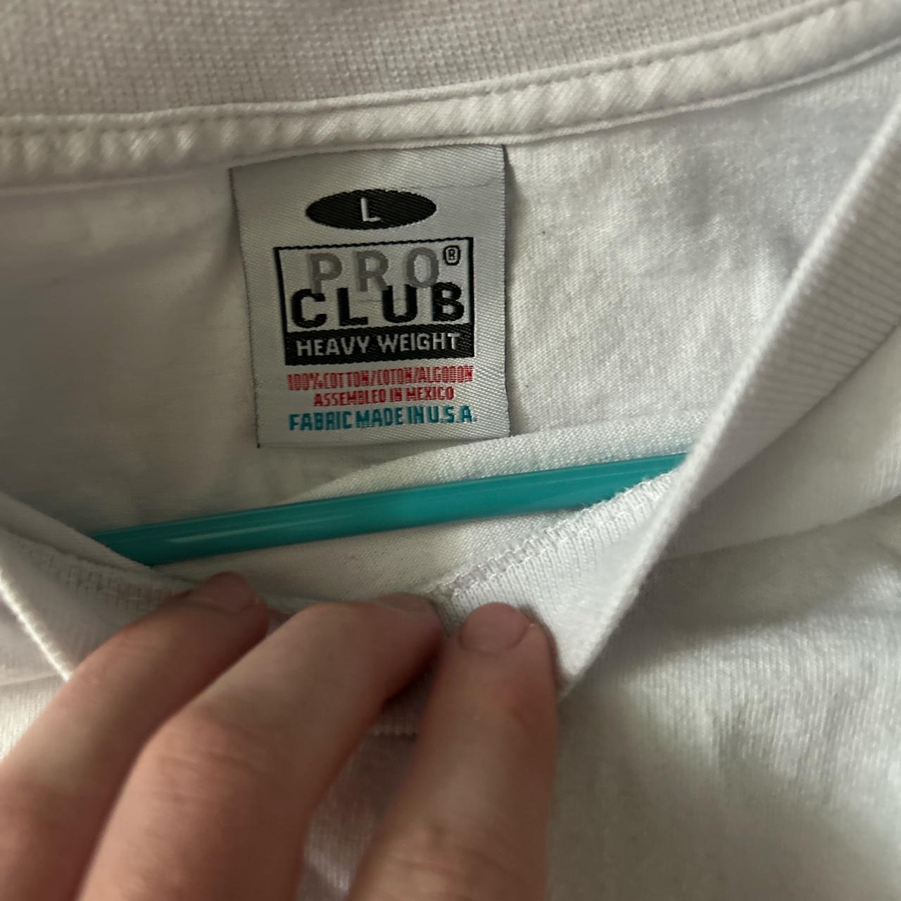 6 Pro Club size Large tees. 3 were washed once or... - Depop