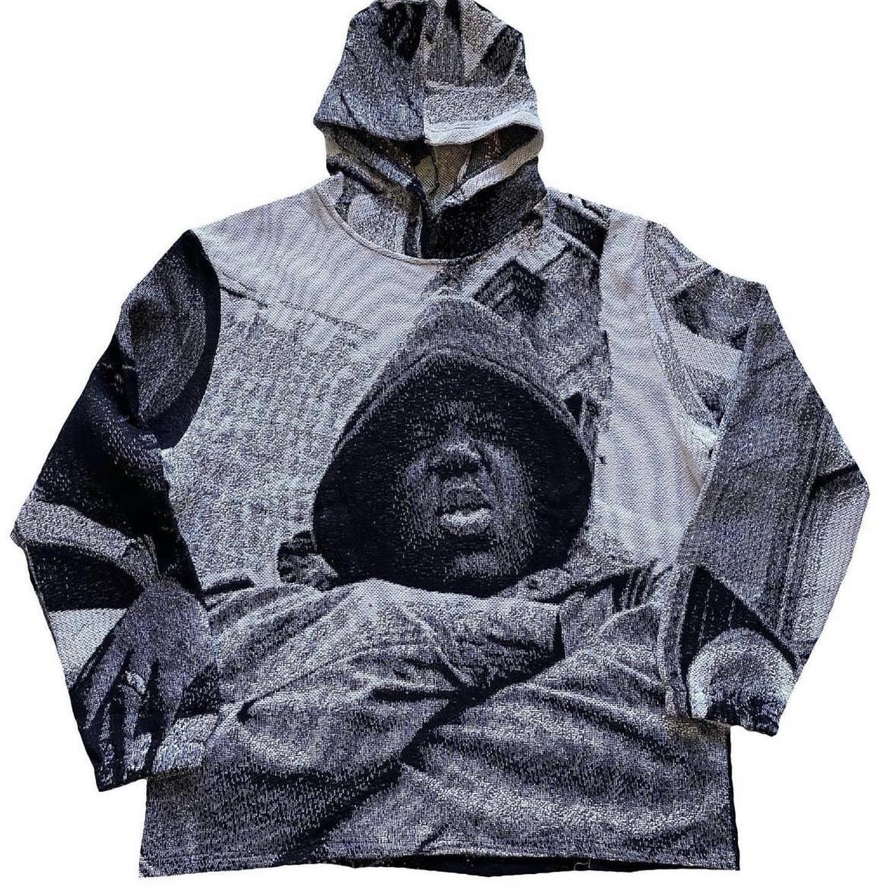 One of a kind! NOTORIOUS BIG hoody Cotton woven.... - Depop
