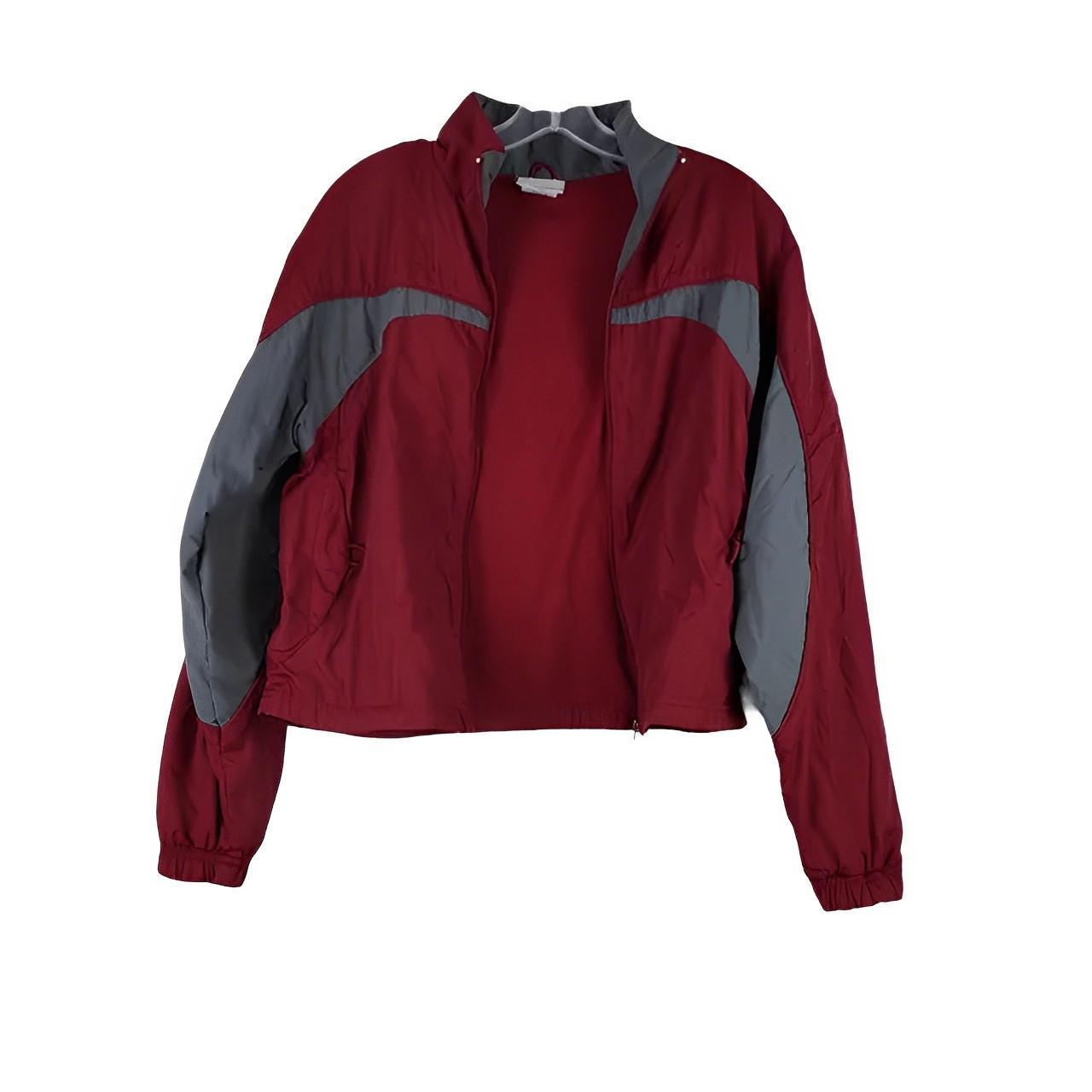 Reebok Men's Red and Grey Jacket | Depop