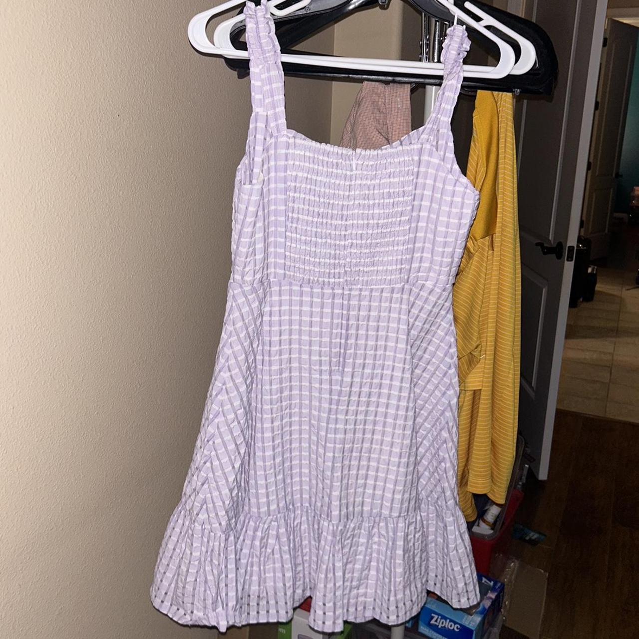 LEDIN (discontinued brand) dress with ruffled... - Depop