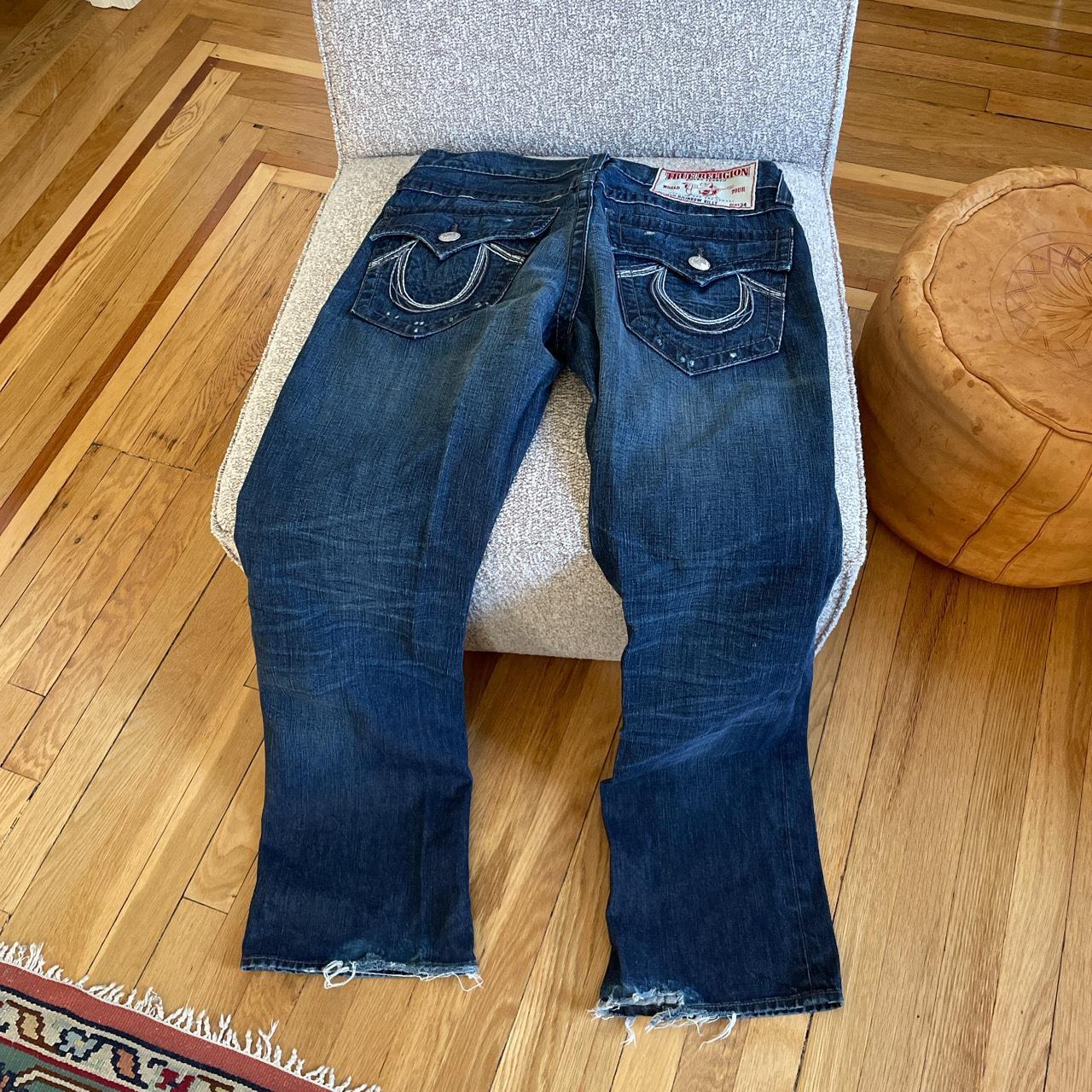 True religion rainbow billy jeans Size 32 Waist... - Depop