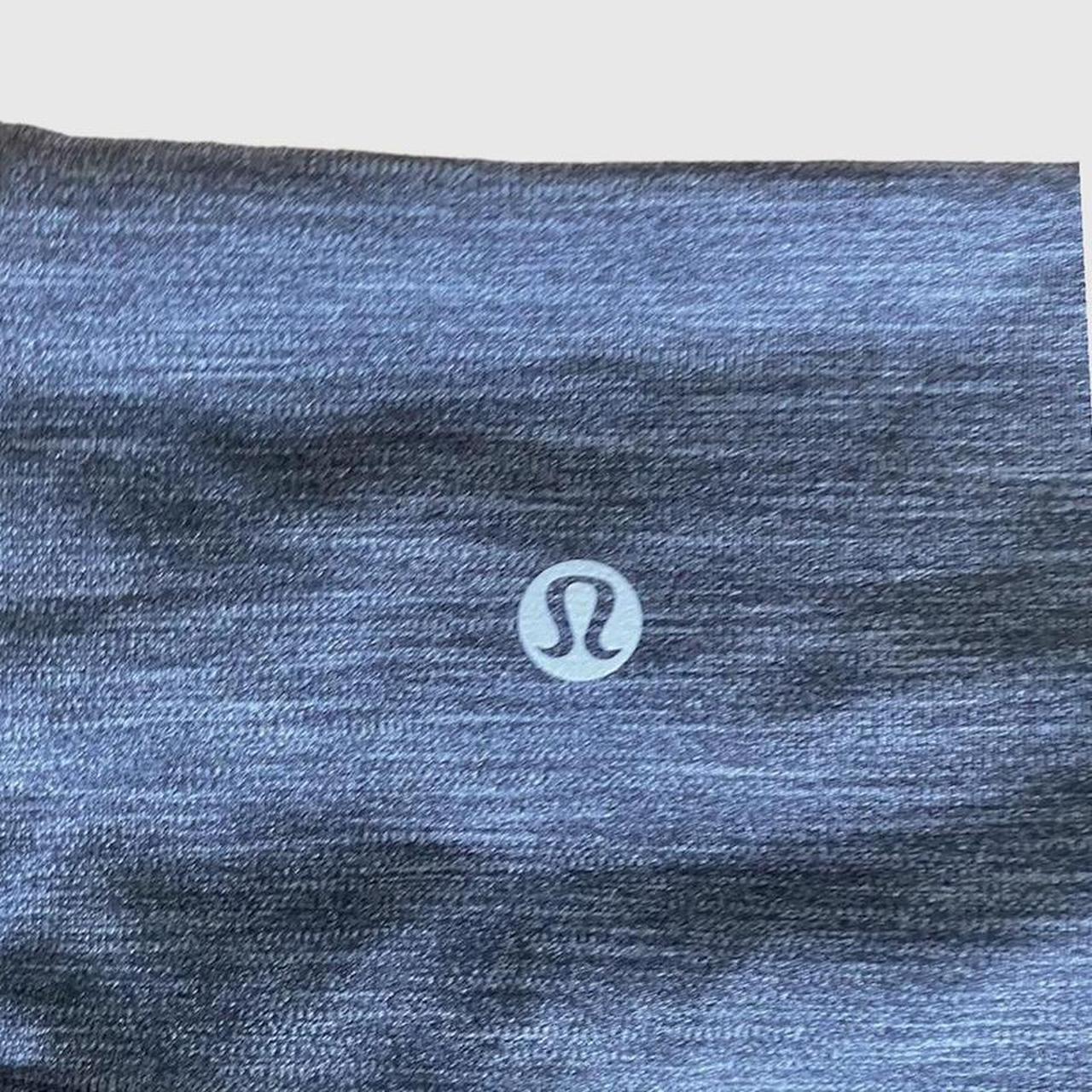 grey lululemon leggings 🦈 size 6 lulu leggings in... - Depop