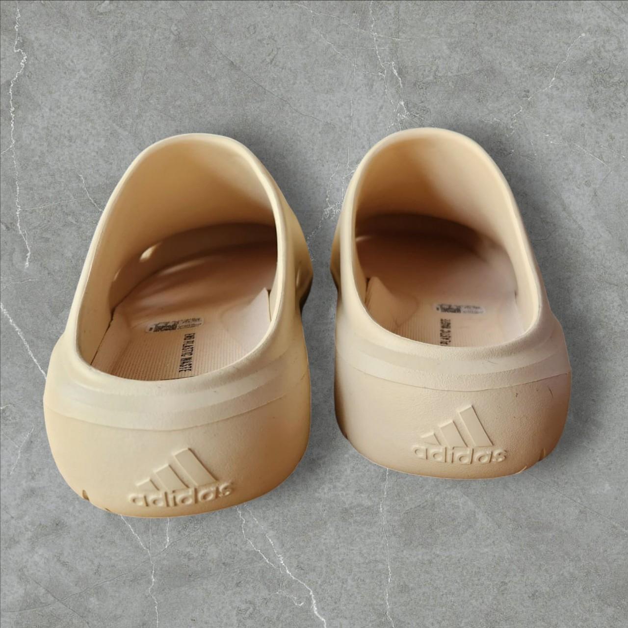 Adidas Cream clogs with a minimalist design,... | Depop