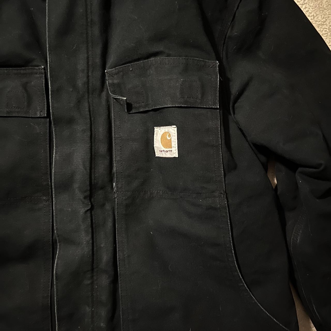 Carhartt Dark Navy Detroit Jacket Fits L to XL Too... - Depop