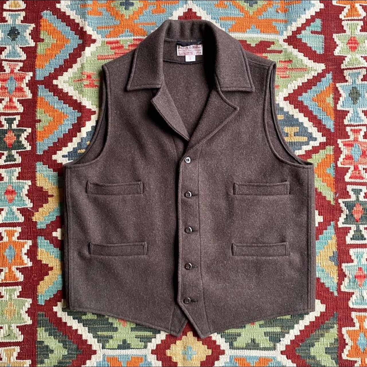 Vintage Filson western vest. The color is a really... - Depop