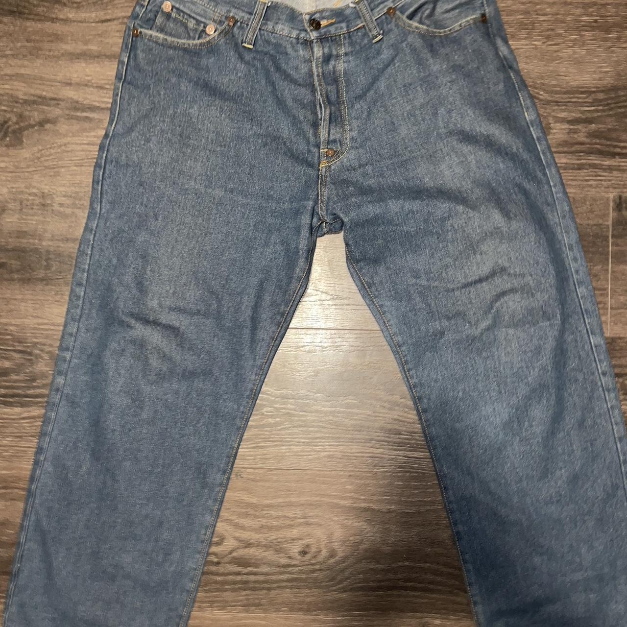 Men’s rare embroidered evisu baggy jeans size 38... - Depop