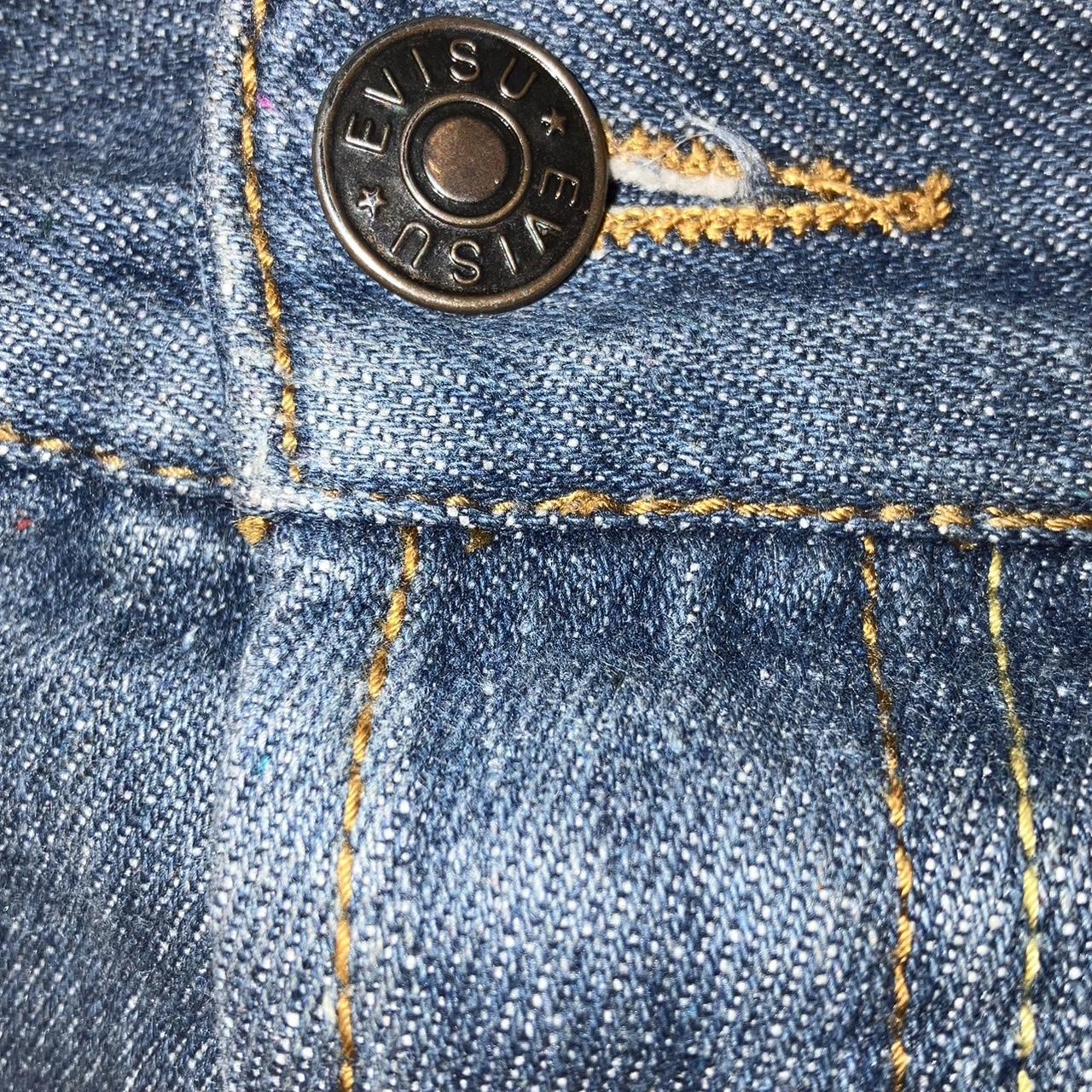 Men’s rare embroidered evisu baggy jeans size 38... - Depop