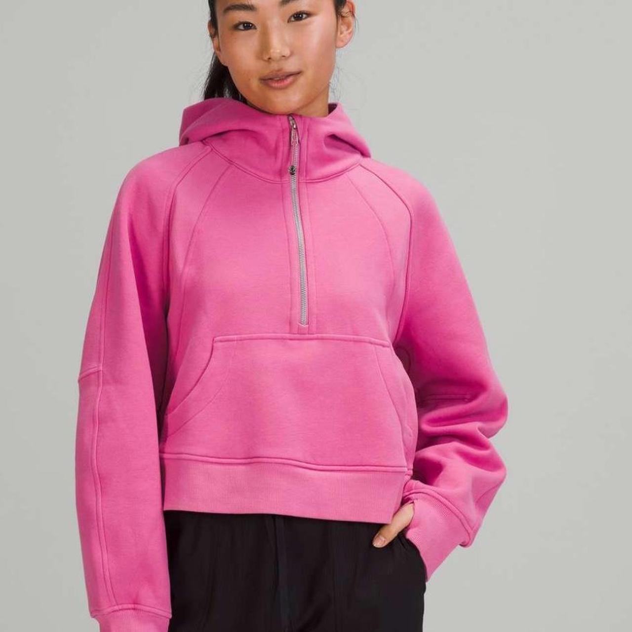 #lululemon pink blossom scuba size m\l - Depop