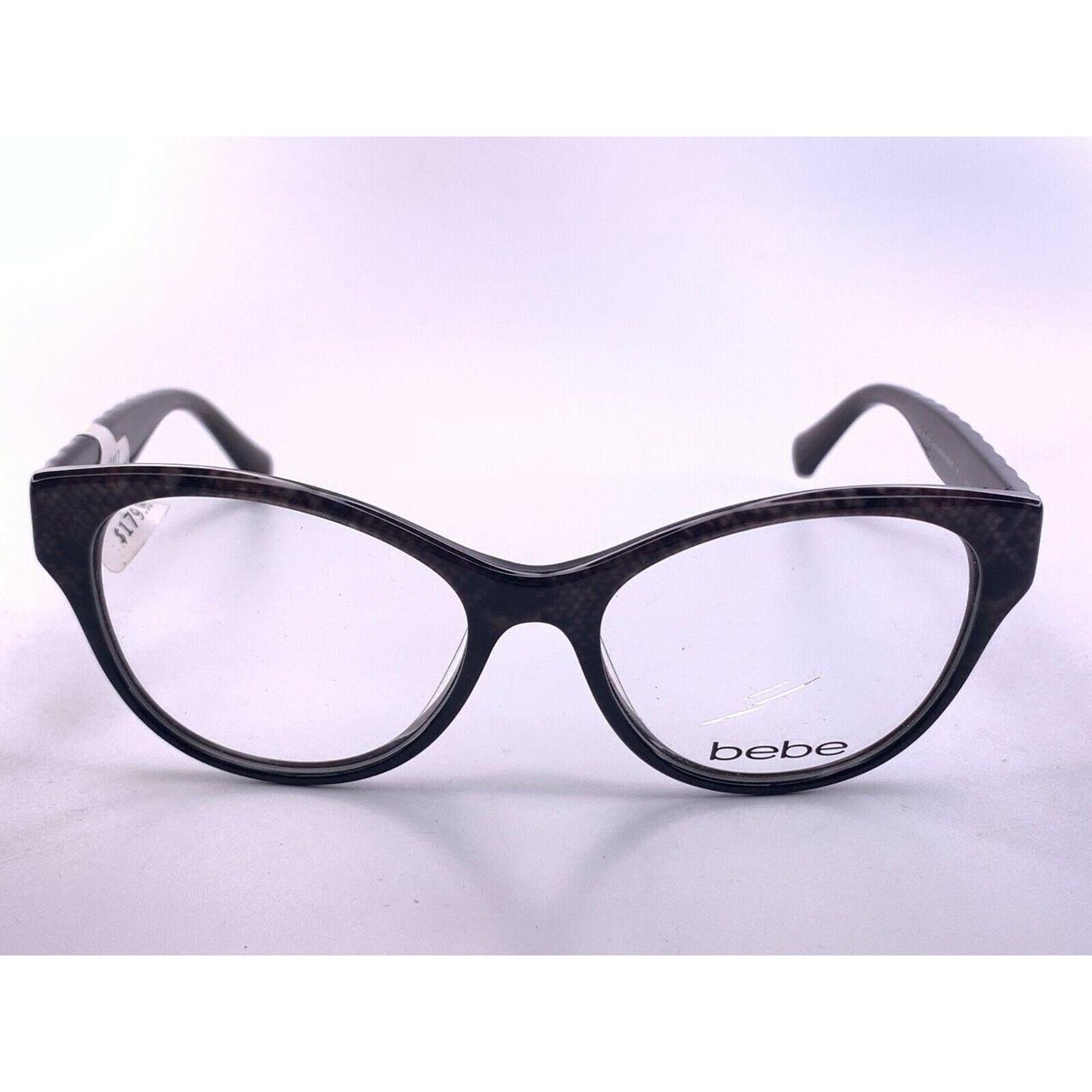 Bebe Glasses Notice Me BB5100 001 Jet Cat Eye Grey... - Depop