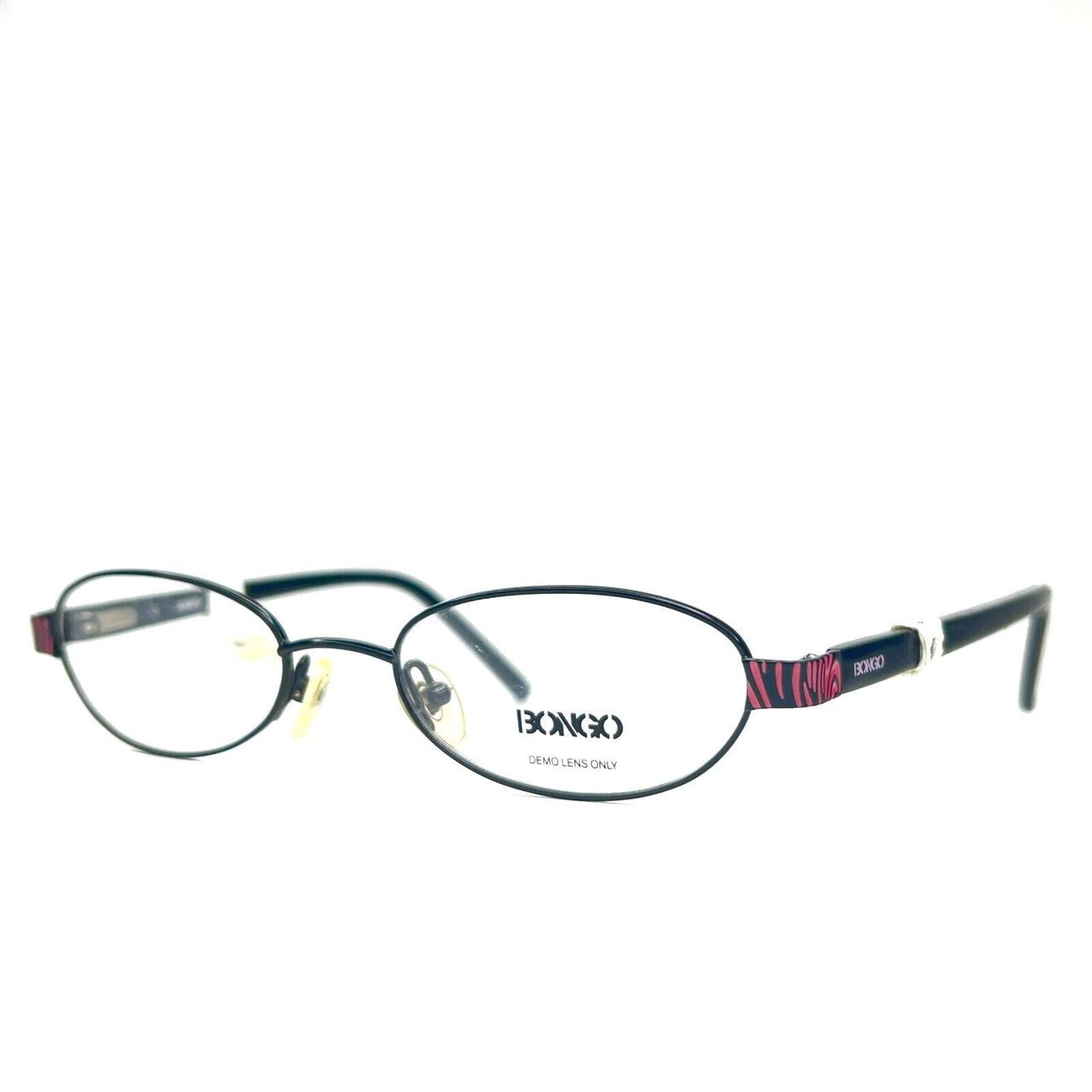 Bongo B Nicky BLK Black Oval Full Rim Eyeglasses... - Depop