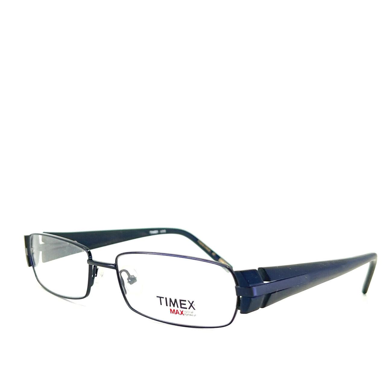 Timex Eyeglasses L018 Bk Black Rectangular Full Rim... - Depop