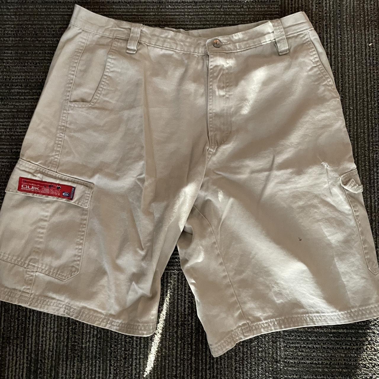 Quicksilver Tan Cargos - Depop