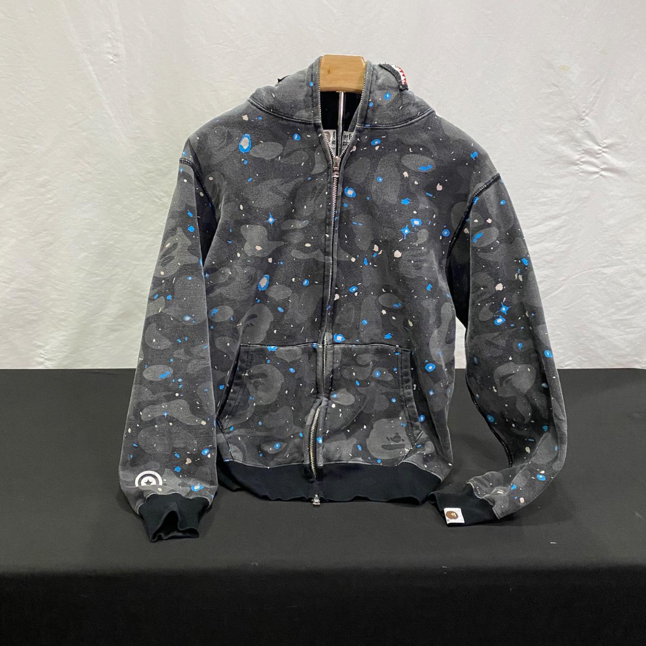 Bape space camo shark hoodie No damage no... - Depop