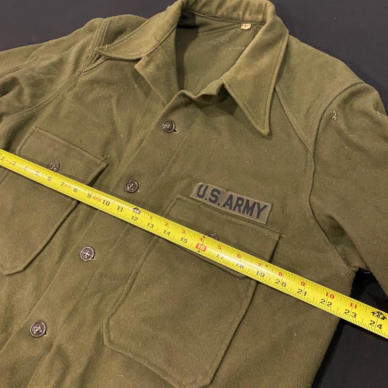 Vintage 1950s U.S Army Wool Jacket High Grade... - Depop