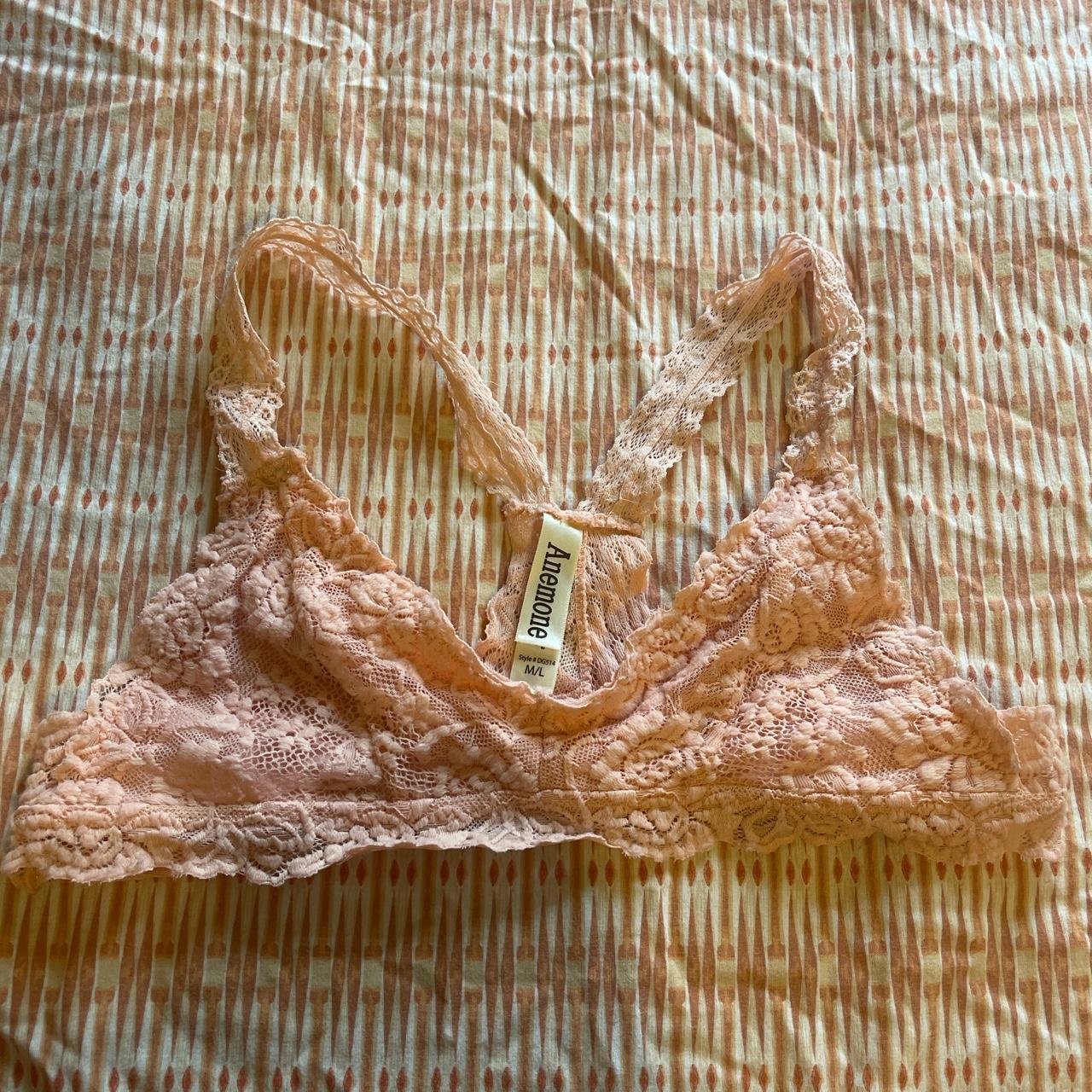 Light pink bralette... - Depop