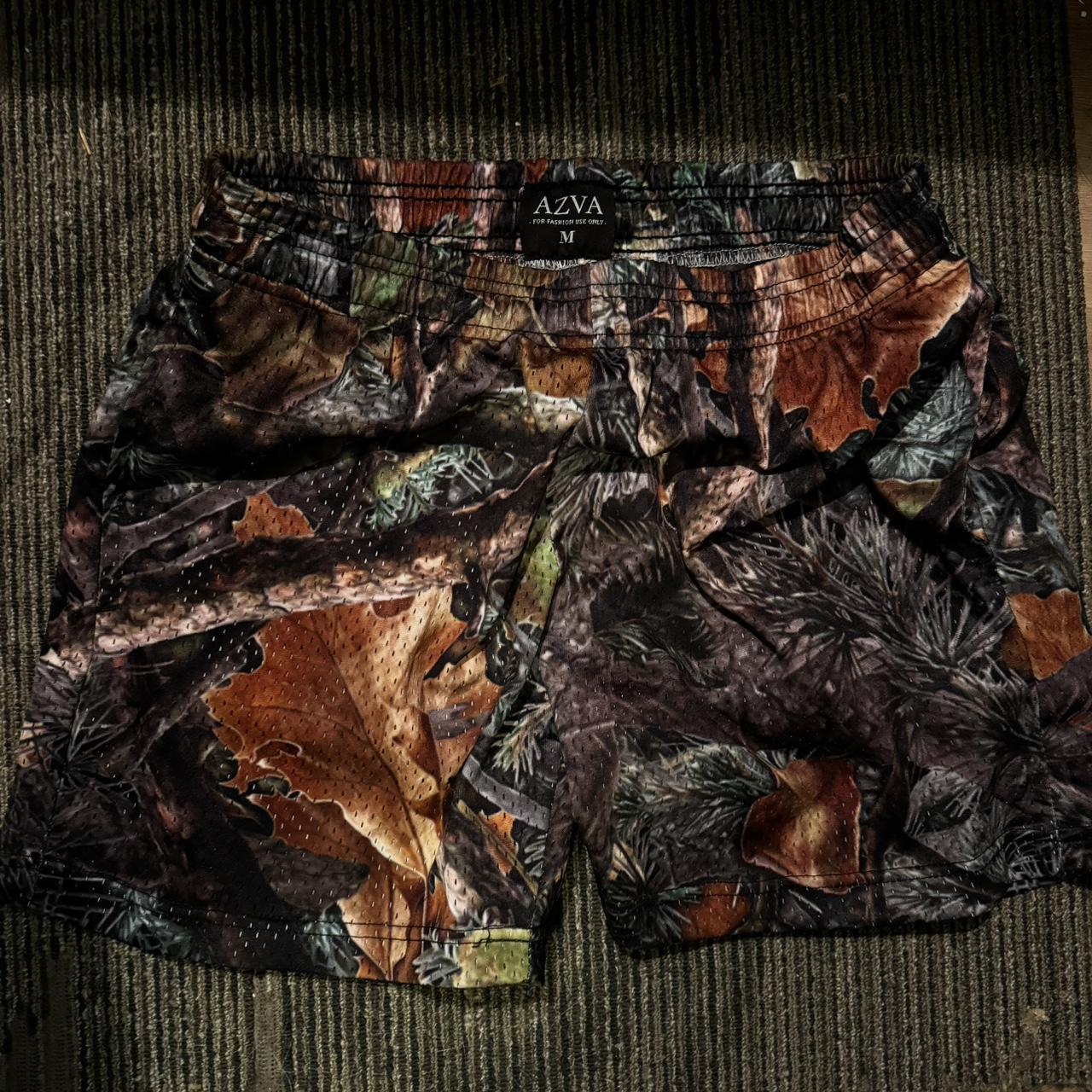 Azva camo mesh shorts Size: Medium SEND... - Depop