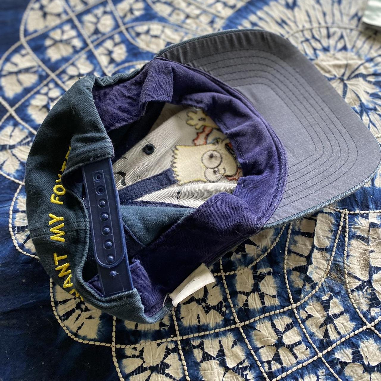 Vintage The Simpsons Hat unisex Blue - Depop