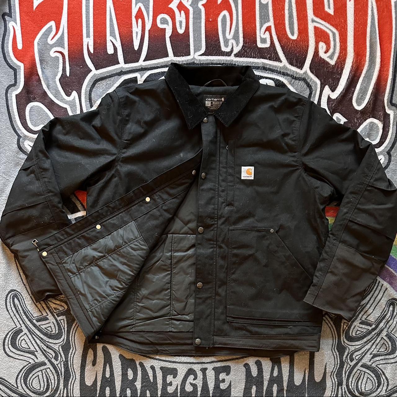 Carhartt Winter Coat Detroit - Black - Size... - Depop