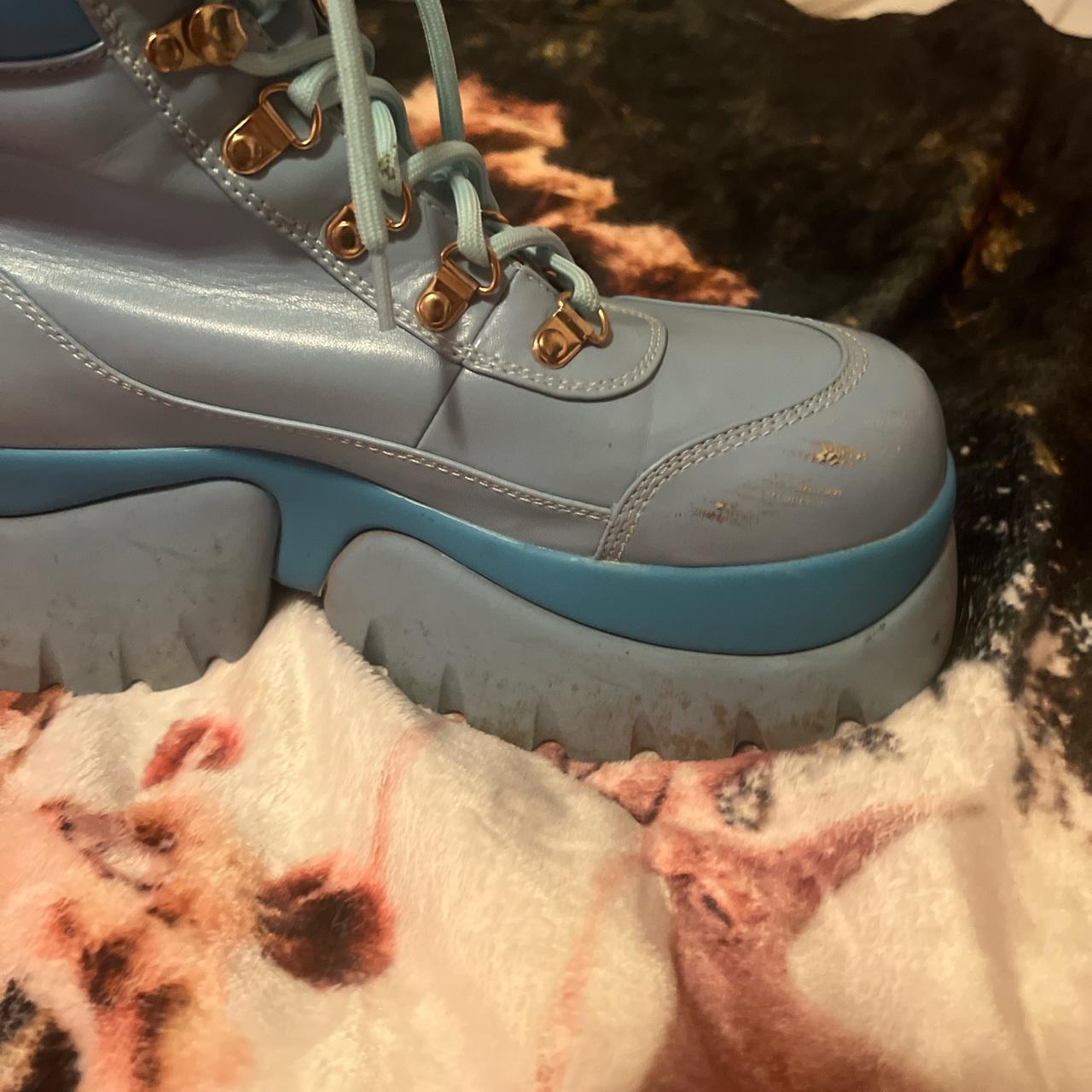 Melanie Martinez blue koi shoes! Small scuffing on... - Depop