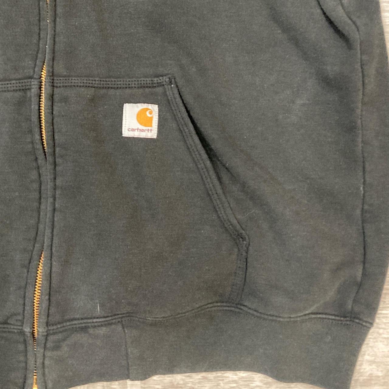 Black Carhartt Zipup Pull tab on zipper needs to... - Depop