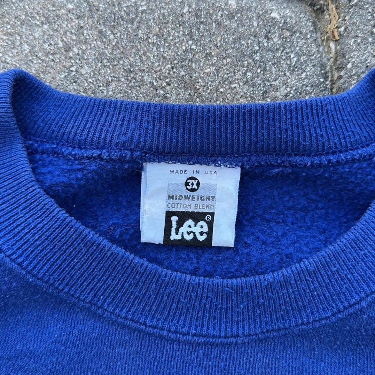 Lee Men's Blue Sweatshirt | Depop