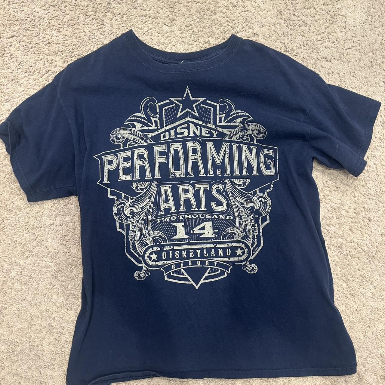 Vintage navy blue Disney Performing Arts graphic tee... | Depop