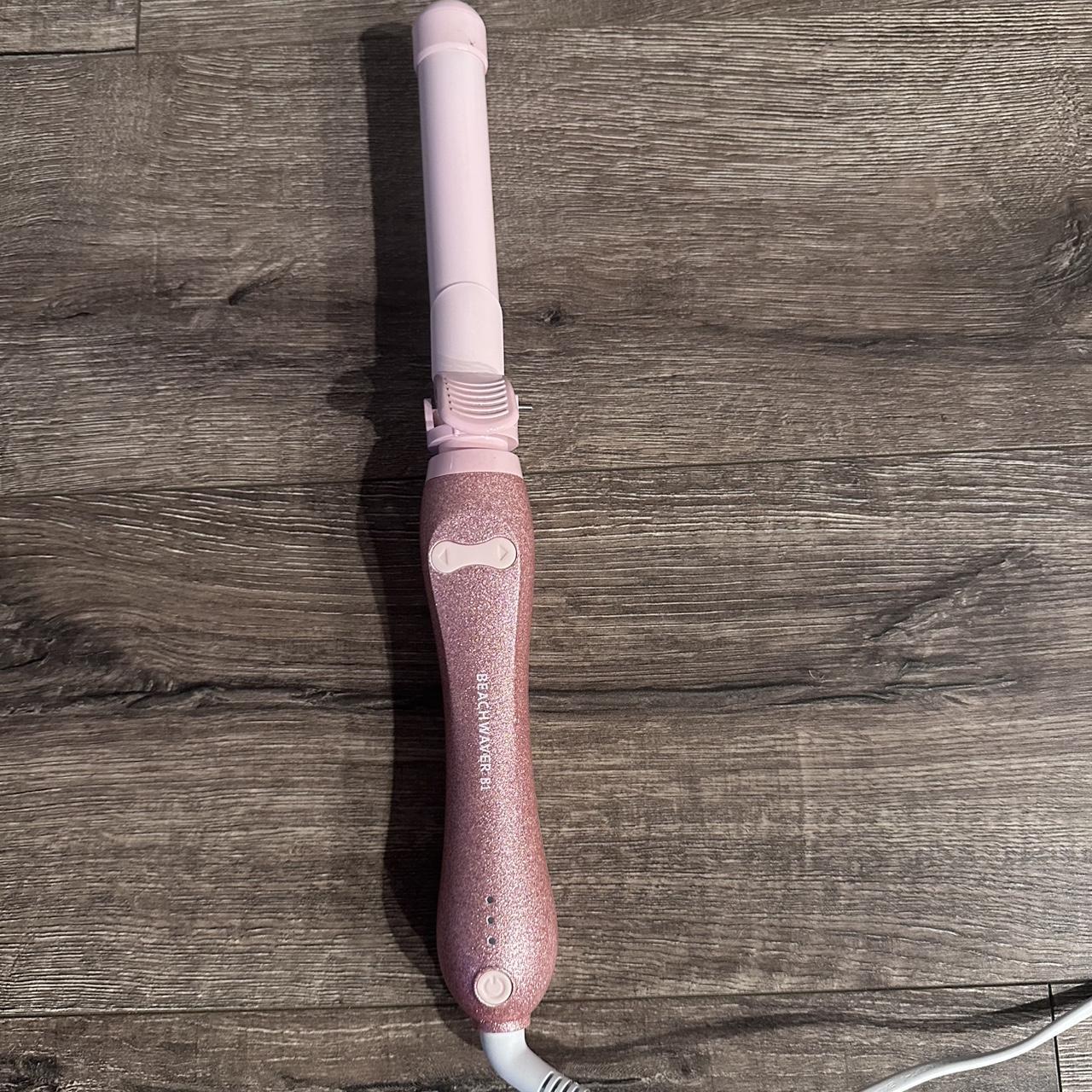 Beachwaver Hot pink curling iron with 1" barrel... | Depop