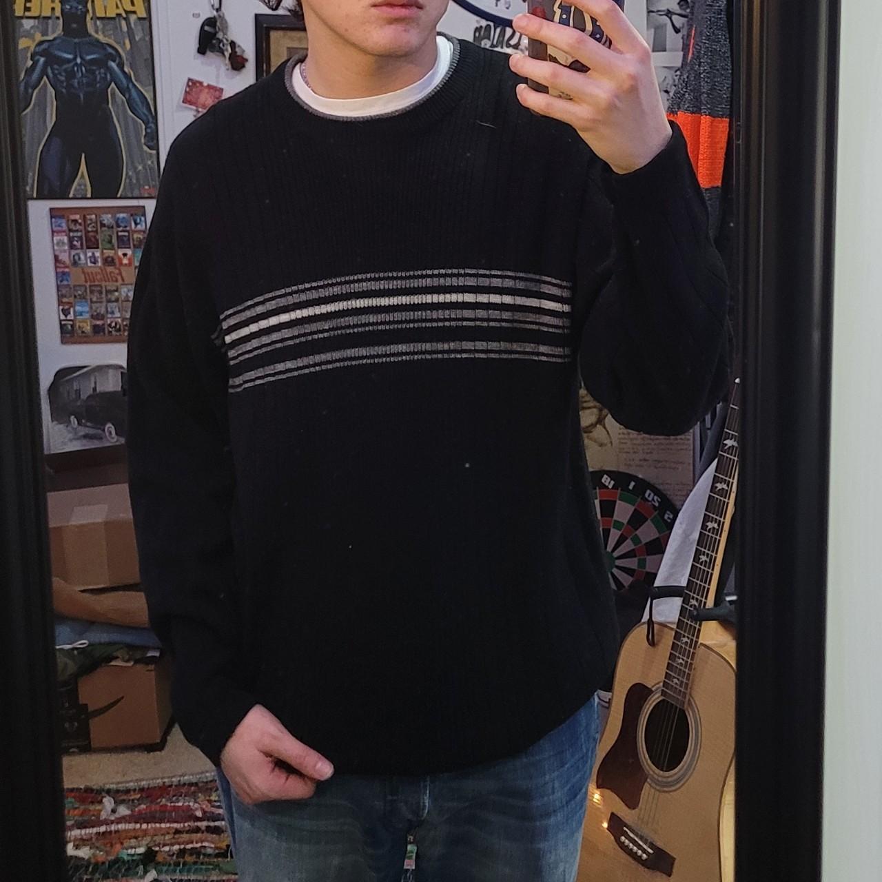 Super sick Early 2000s faded golry grandpa Sweater... - Depop