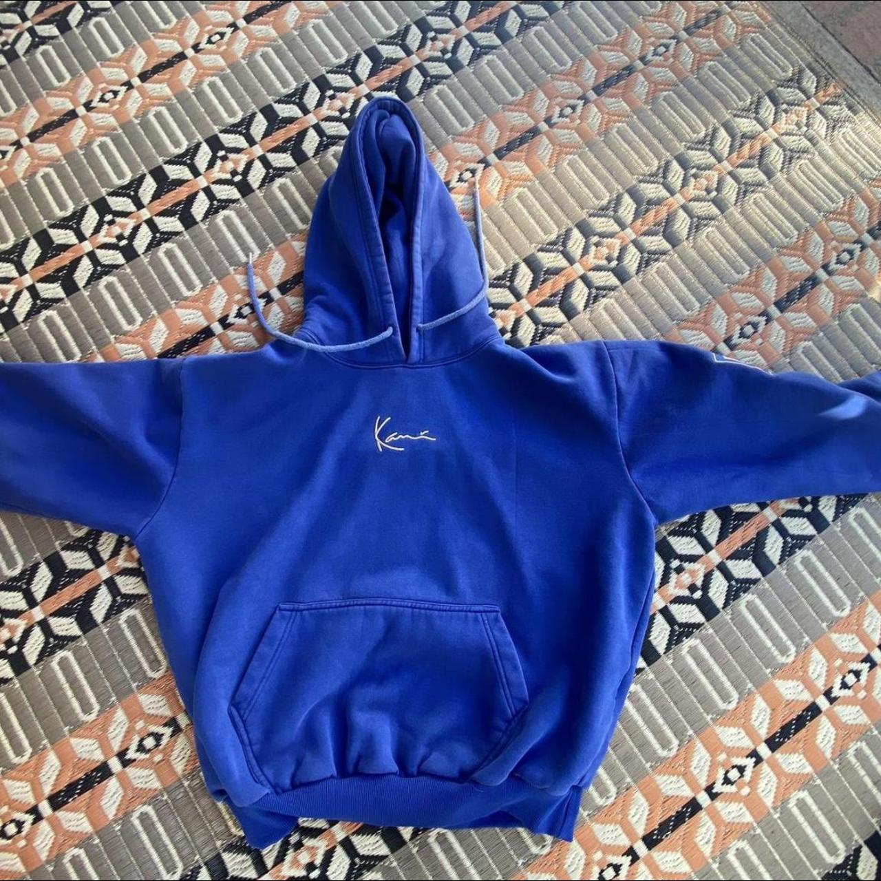 E&J x Karl Kani Collaboration Sweater Logo Hoodie... - Depop