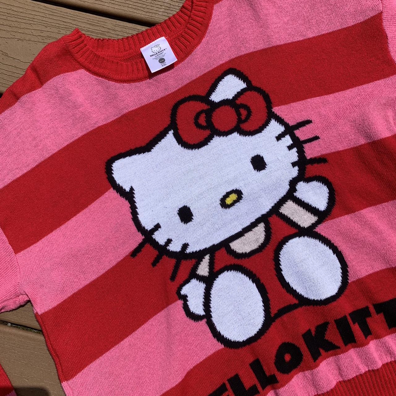 Hello Kitty oversized Sweater Sanrio sweater,... - Depop