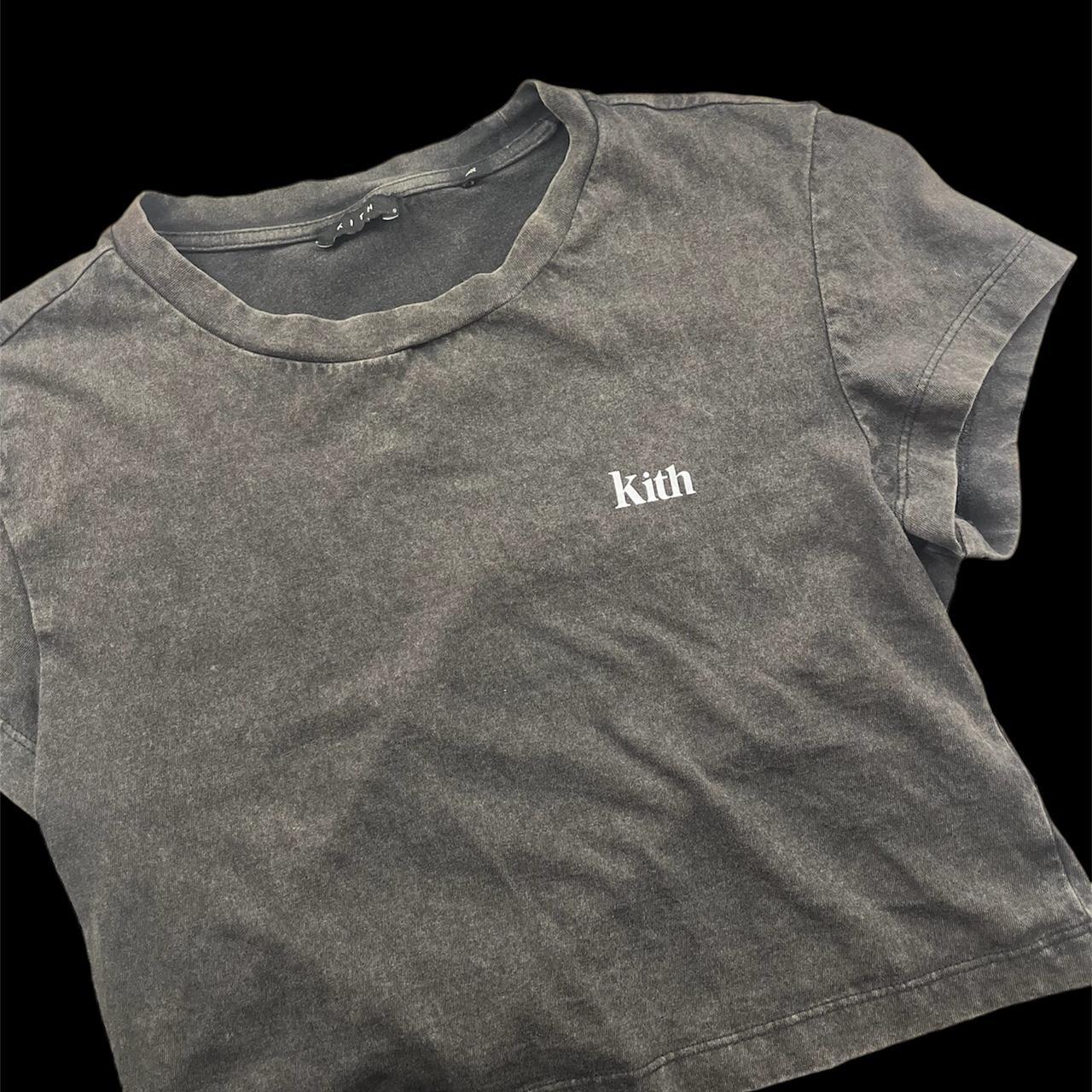 PHOTOS OF TRY ON Dark Grey kith top 95... - Depop