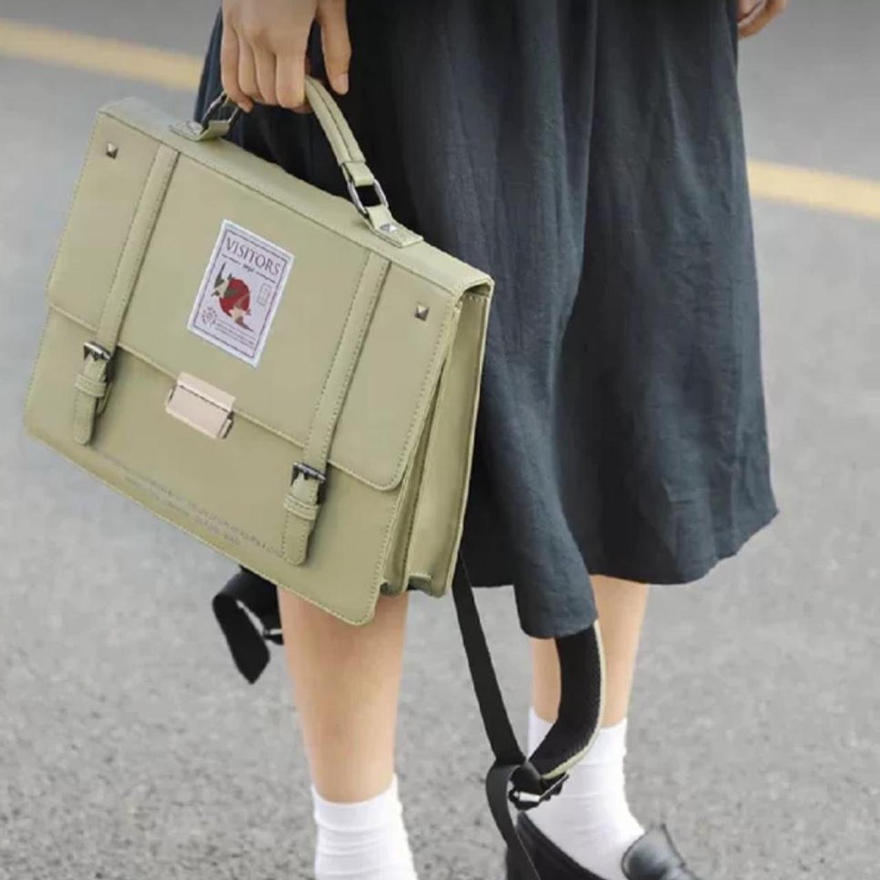 Japanese College Backpack jk Uniform Women's bag... - Depop