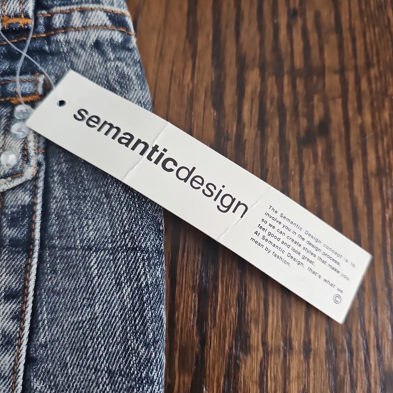 semantic design jeans new with tags, never worn send... - Depop