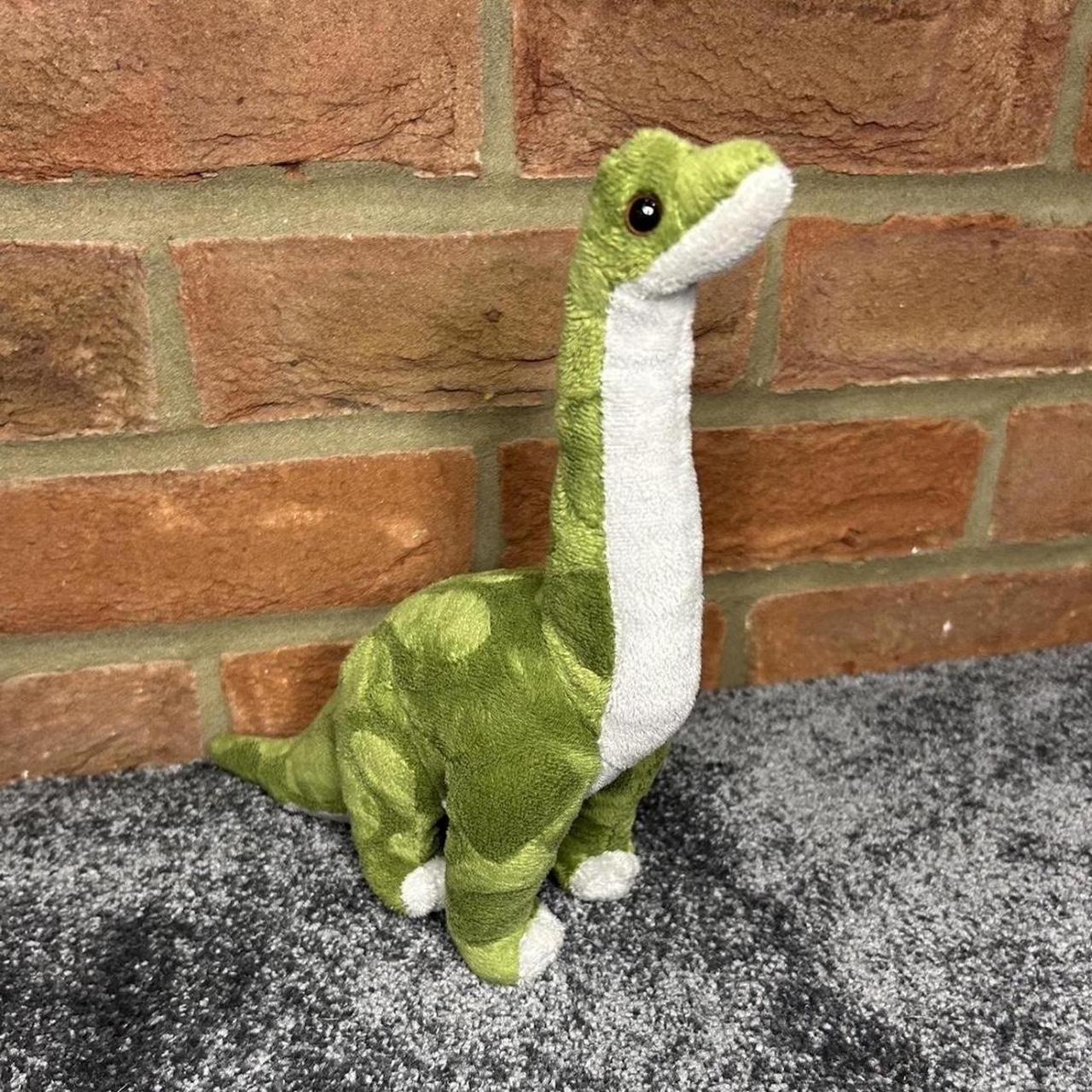 soft green dinosaur plushie. bought this in italy.... - Depop