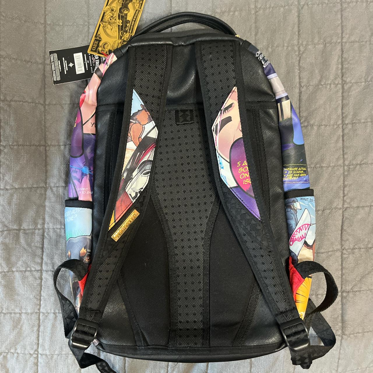 Comic Sprayground backpack - bought 1 month... - Depop