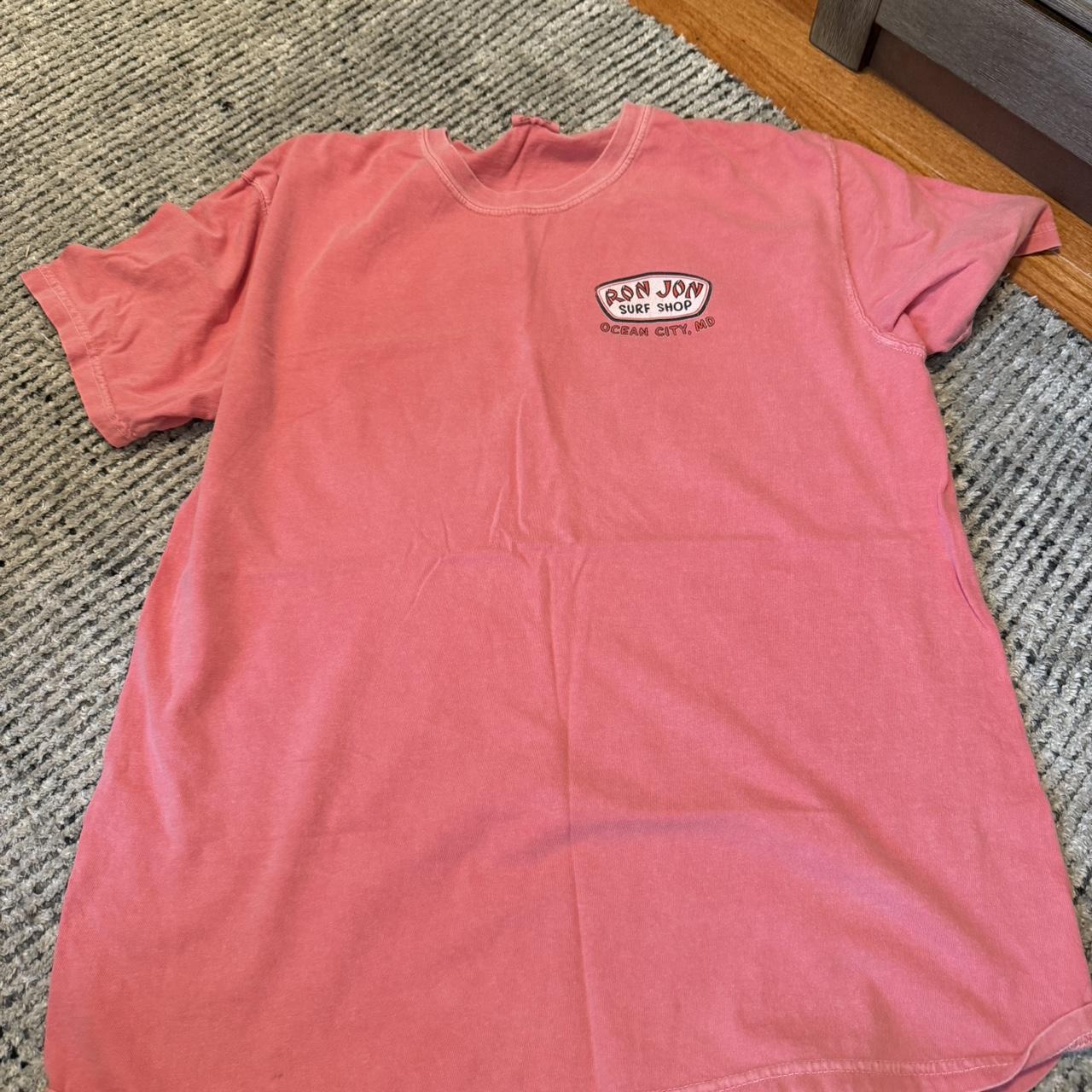 Pink Ron Jon Surf Shop T-shirt Worn a couple times,... | Depop