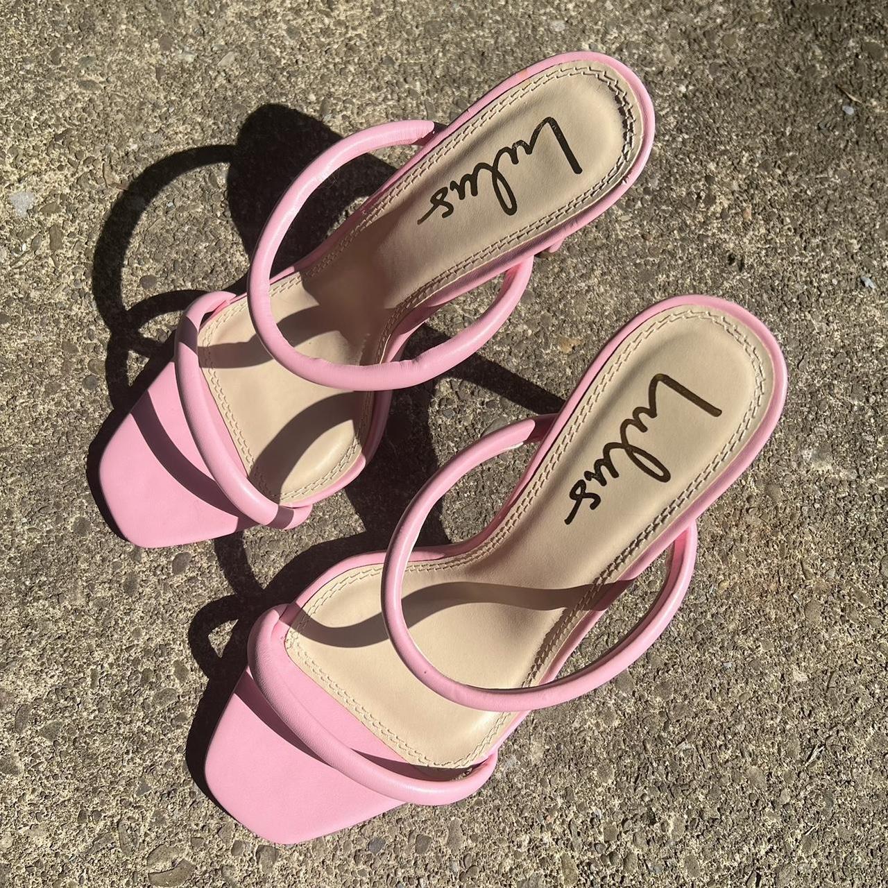 Lulus Women's Pink Courts | Depop