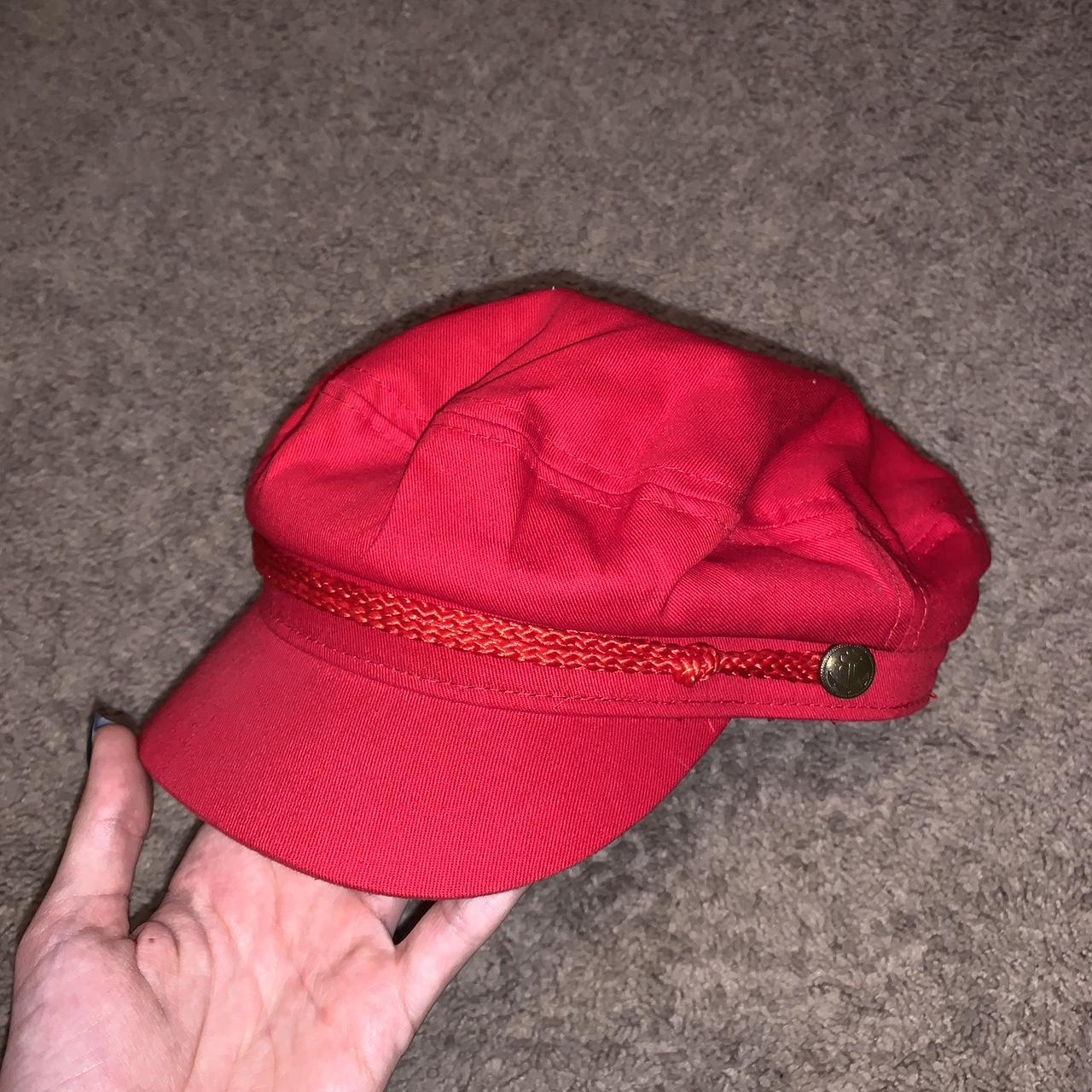 Red fiddler hat that has never been worn, doesn’t... - Depop