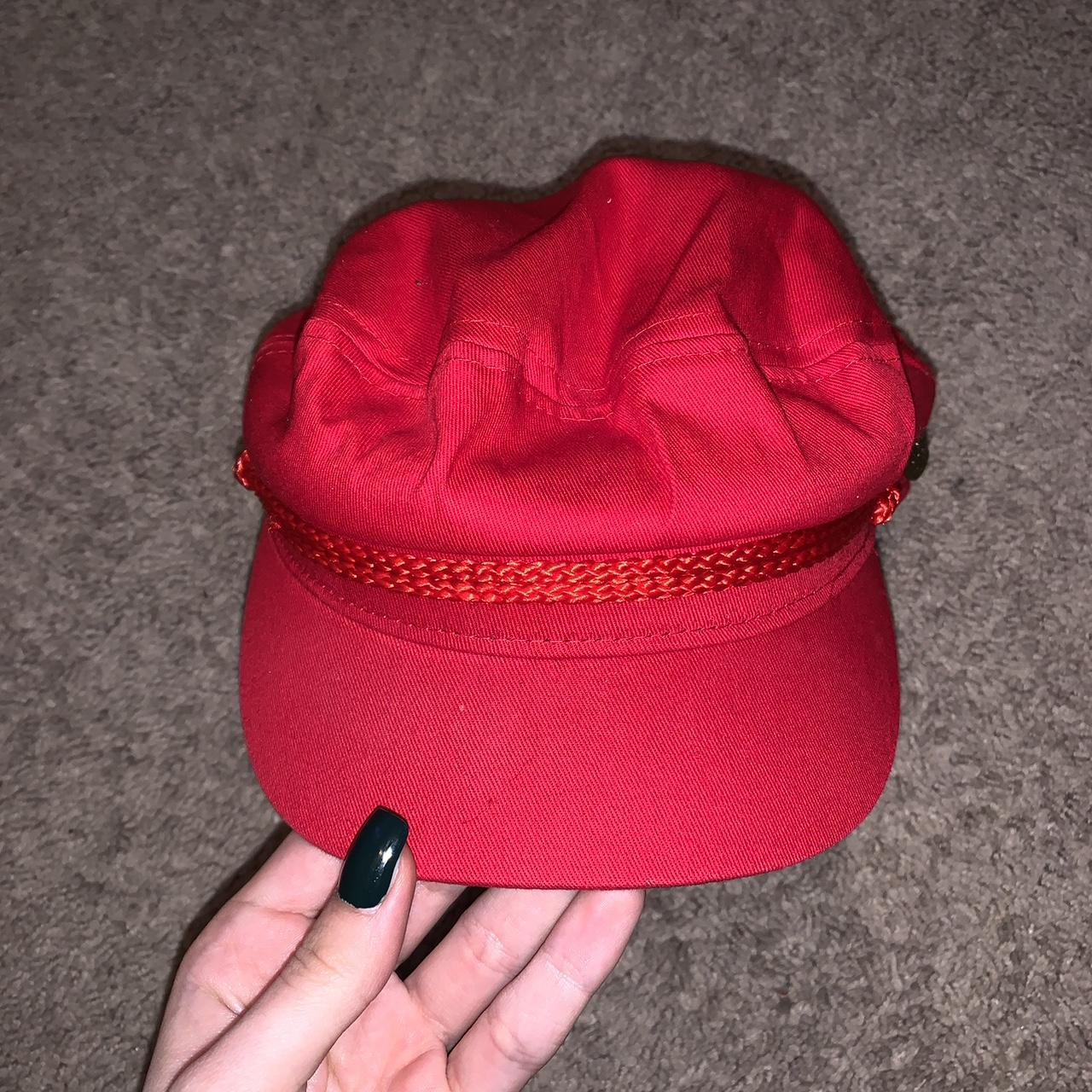 Red fiddler hat that has never been worn, doesn’t... - Depop