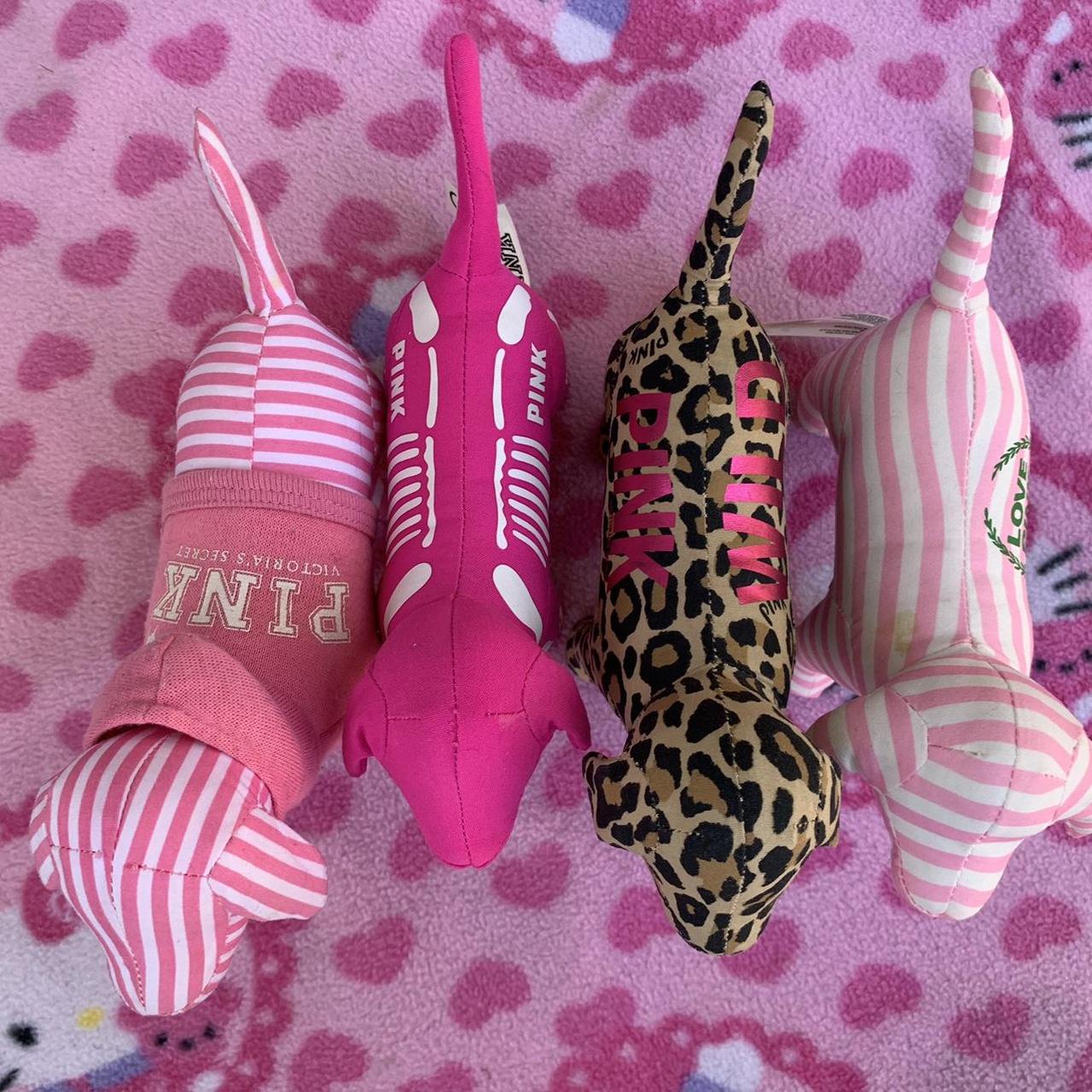 2000s victorias secret PINK dogs Set of 4... - Depop