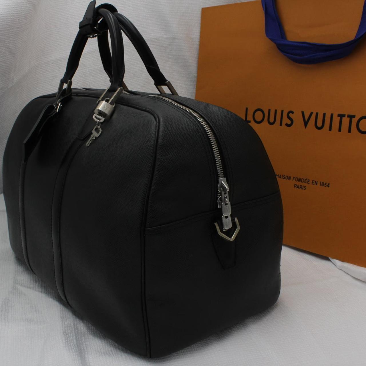 Louis Vuitton black duffle bag brand new... - Depop