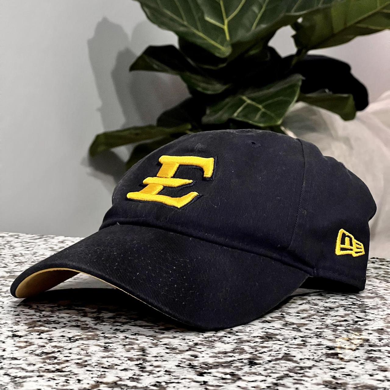 ETSU NEW ERA - ADJUSTABLE BLUE NAVY HAT b - Depop
